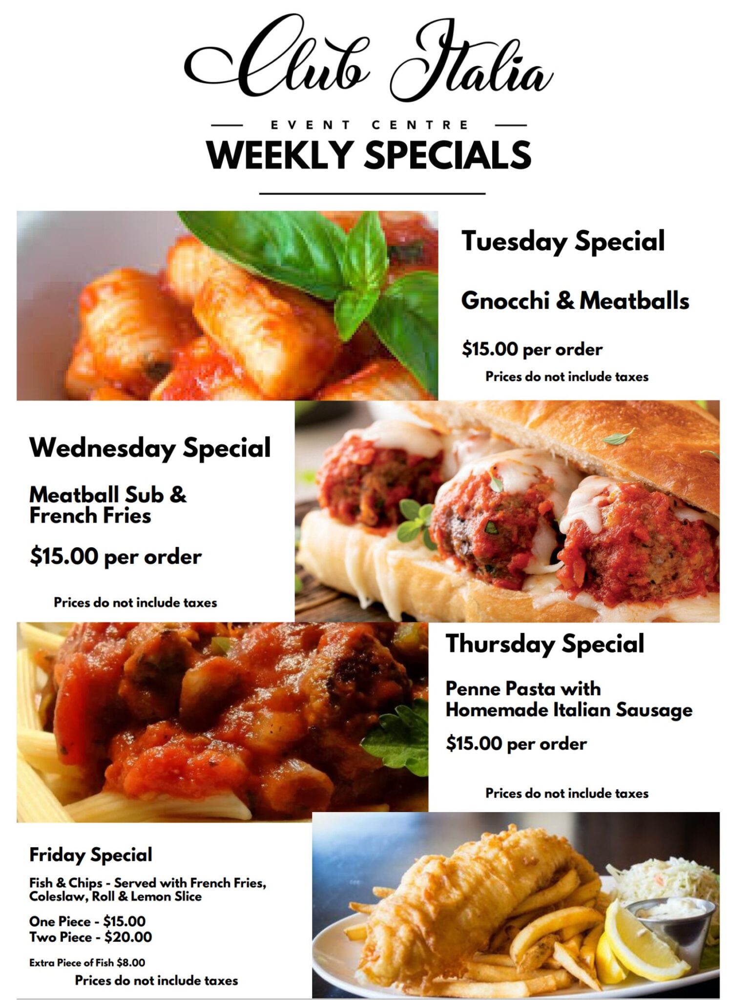 Club Italia Events - Club Italia Wedding and Conference Centre